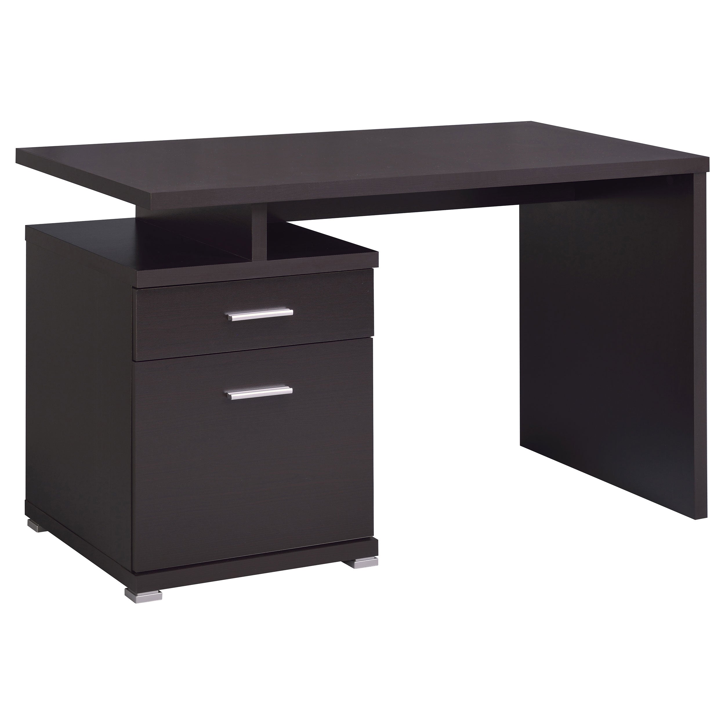 Shop Irving 47-inch 2-drawer Office Computer Desk Cappuccino at JB's ...